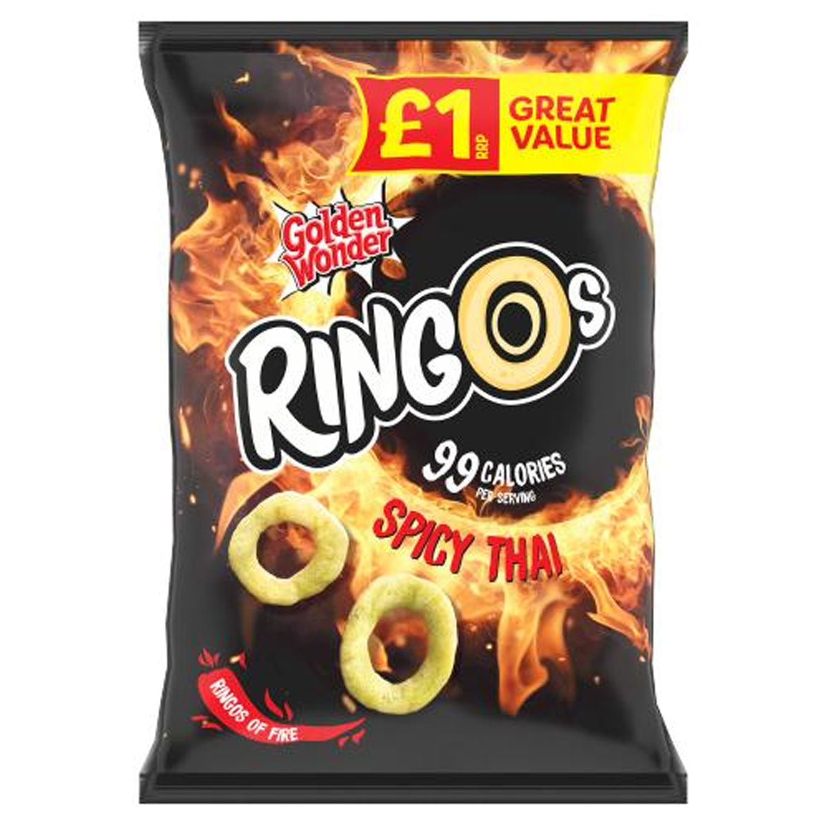 Golden Wonder - Ringos Spicy Thai - 40g – Continental Food Store